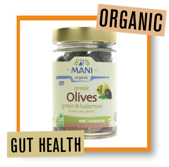 Mani Organic Fermented Greek Green & Kalamon Olives – On The Eighth Day